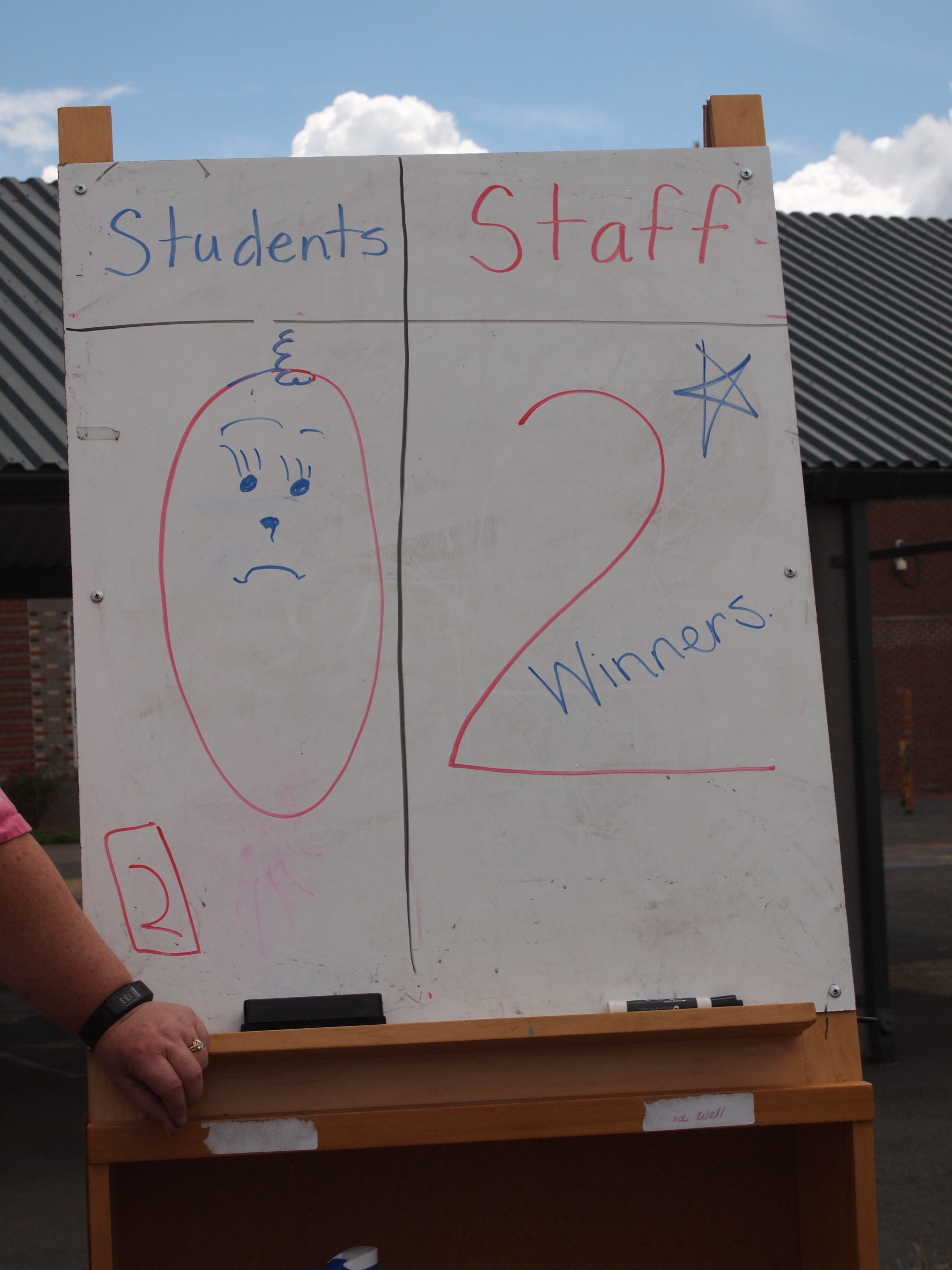 Staff vs. 5th Grade Annual Soccer Match – Hough Elementary School